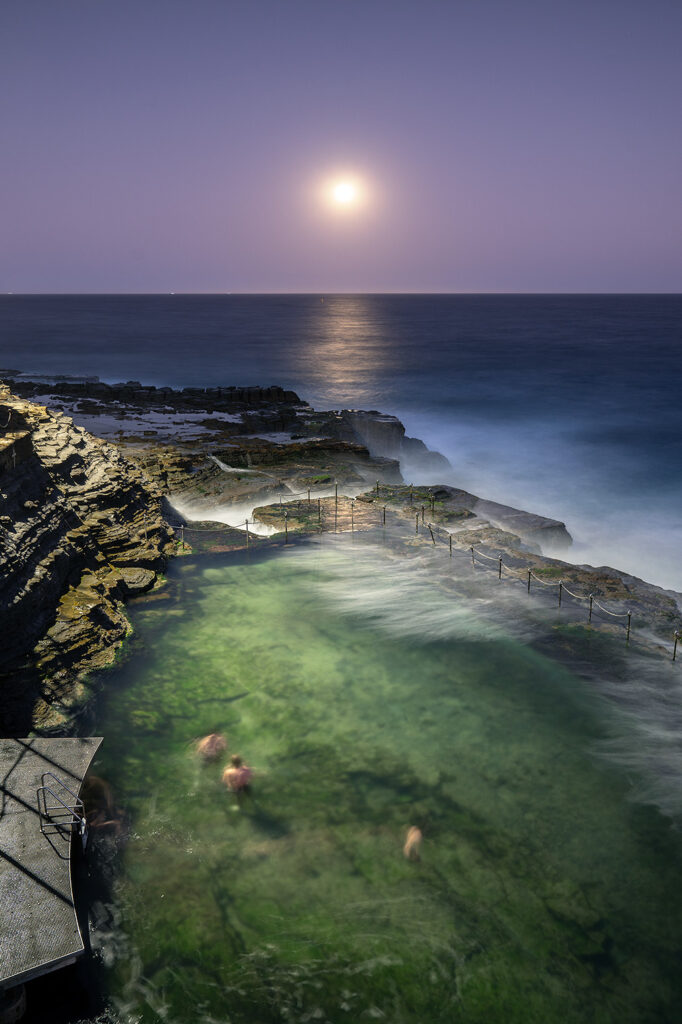 Full Moon Dip - | Fine Art Landscape Photography