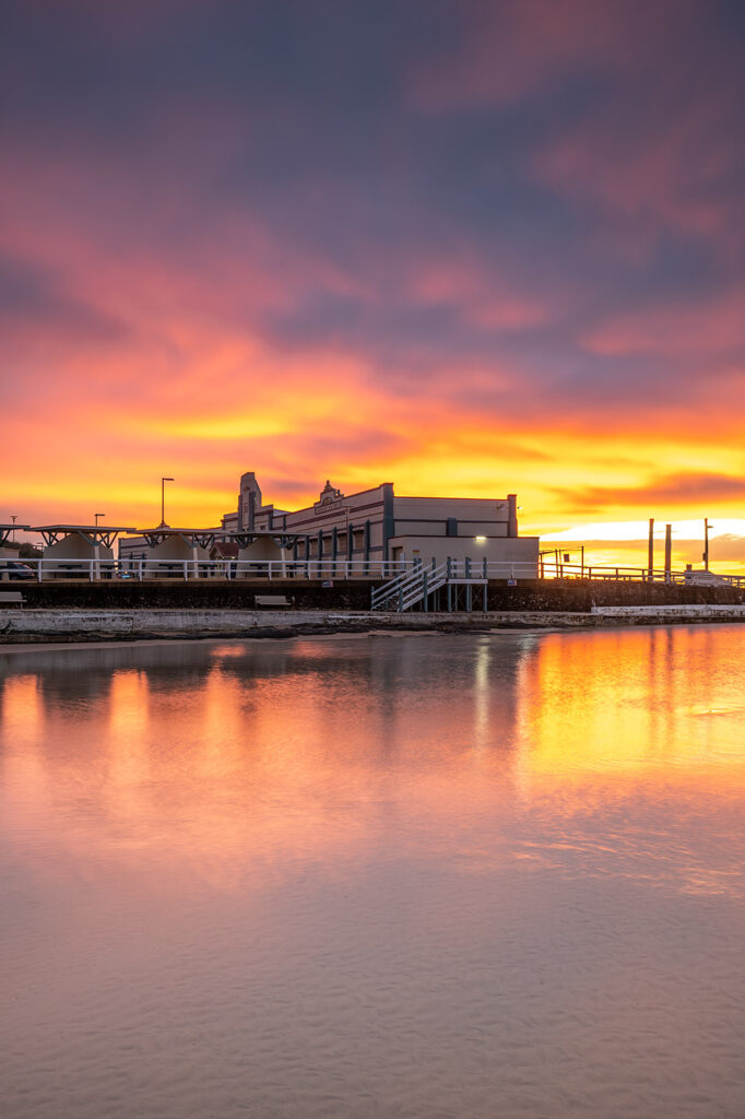 Newcastle Baths Sunrise - | Fine Art Landscape Photography